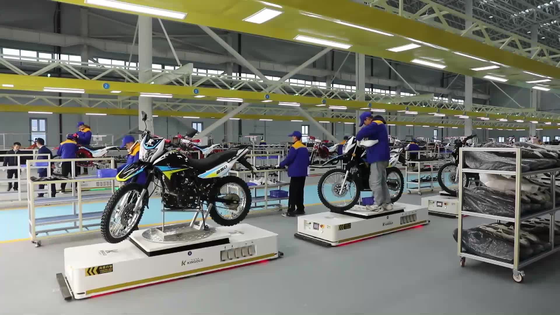 Bidik pasar Asia Tengah, dua lini produksi sepeda motor di Xinjiang ...