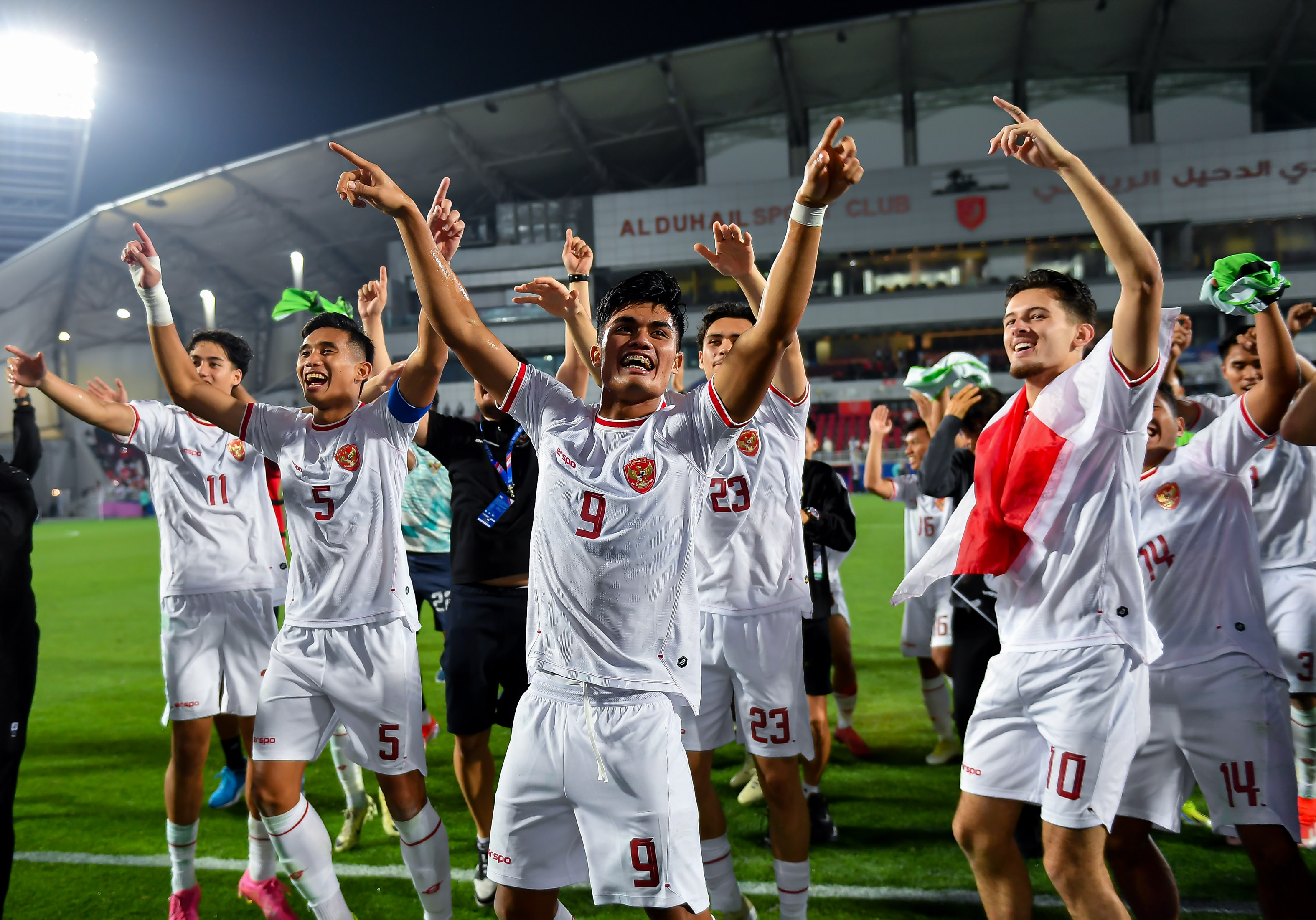 QATAR-DOHA-SEPAK BOLA-AFC U-23-KOREA SELATAN VS INDONESIA-2