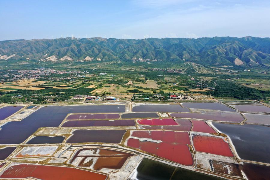 Danau garam di Shanxi, China utara, bertransformasi jadi ikon wisata ...