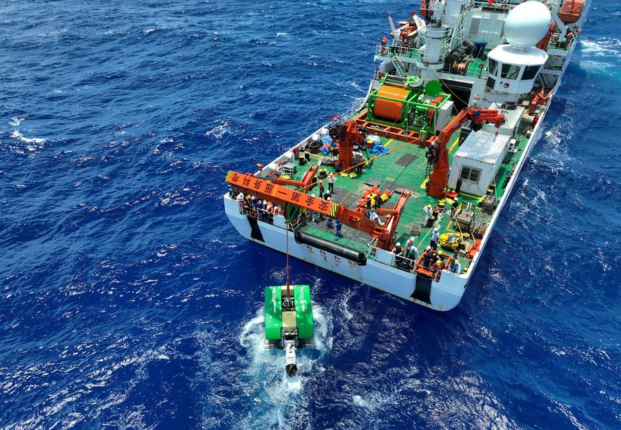 Wahana Penambangan Tugas Berat Laut Dalam China Capai Rekor Kedalaman Pada Uji Coba Di Laut 