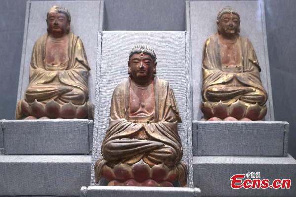POTRET: 30 Relik Buddha Disumbangkan ke China
